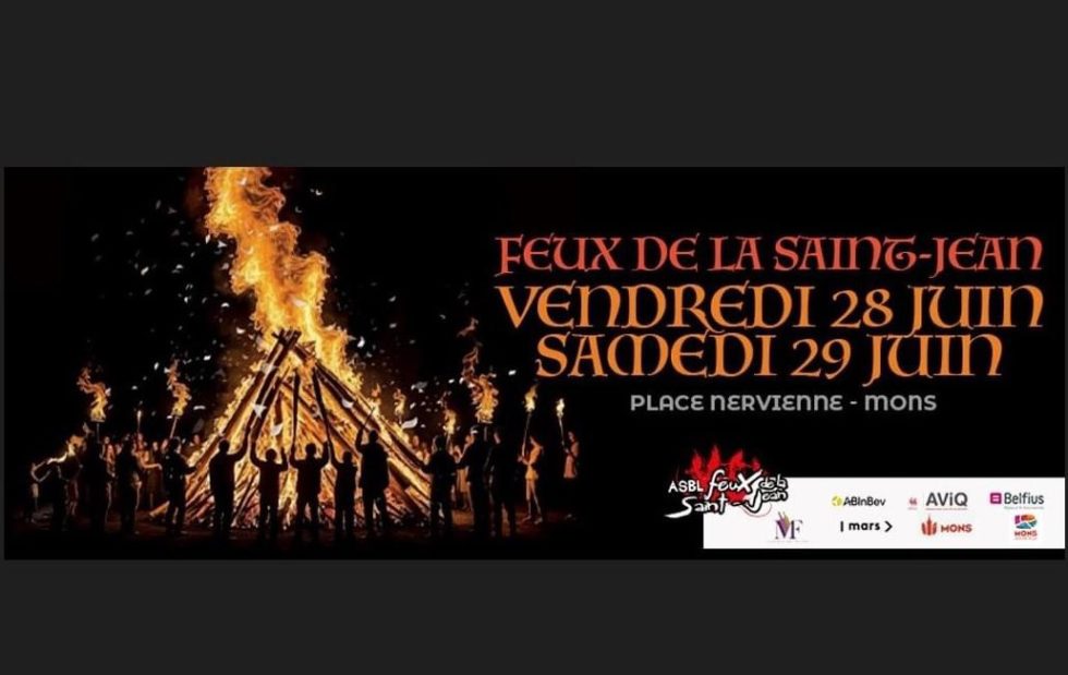 Feux de la Saint-Jean 28 & 29 juin 2024 Place Nervienne Mons | Mons Blog