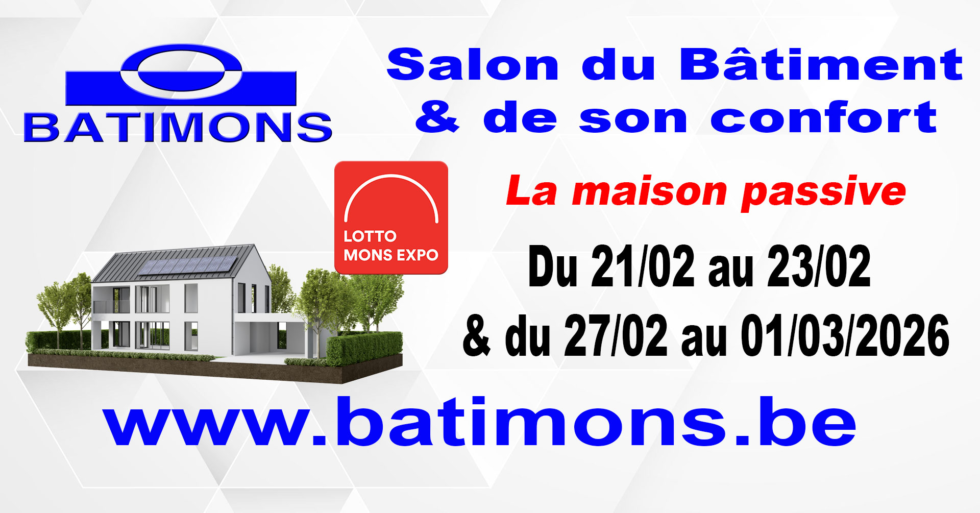Salon du Bâtiment & de son confort au Lotto Mons Expo 27 février au 1er ...