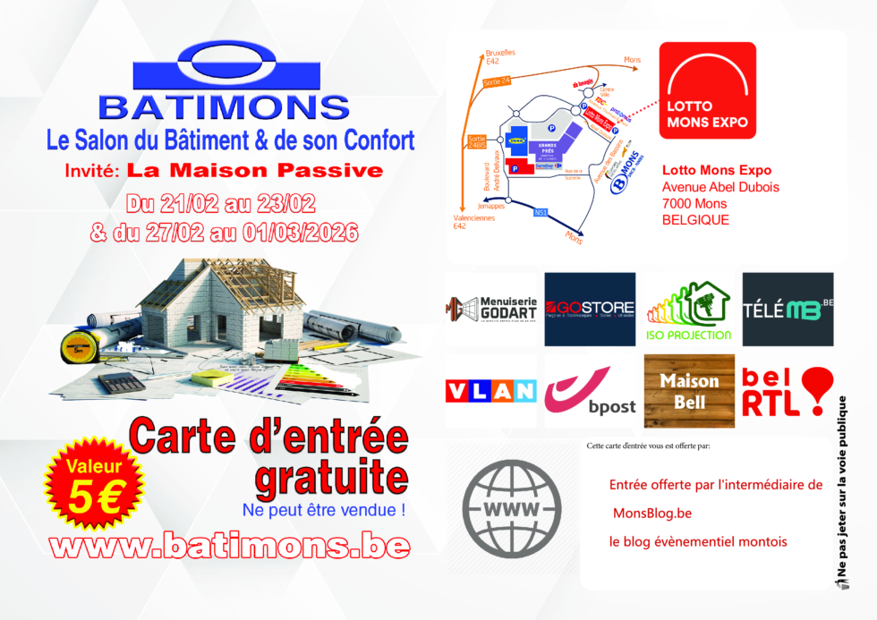 Salon du Bâtiment & de son confort au Lotto Mons Expo 27 février au 1er ...